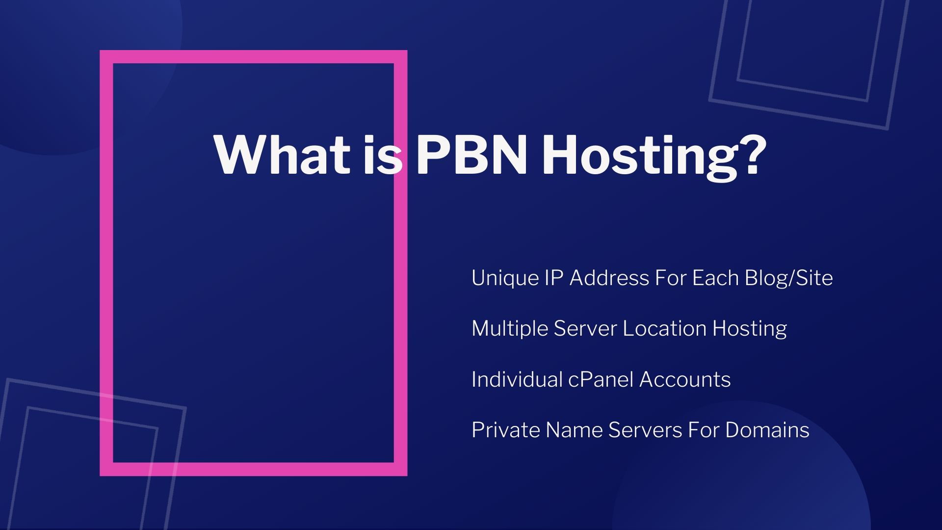 What is PBN Hosting: The Best Private Blog Network hosting | Fernando ...